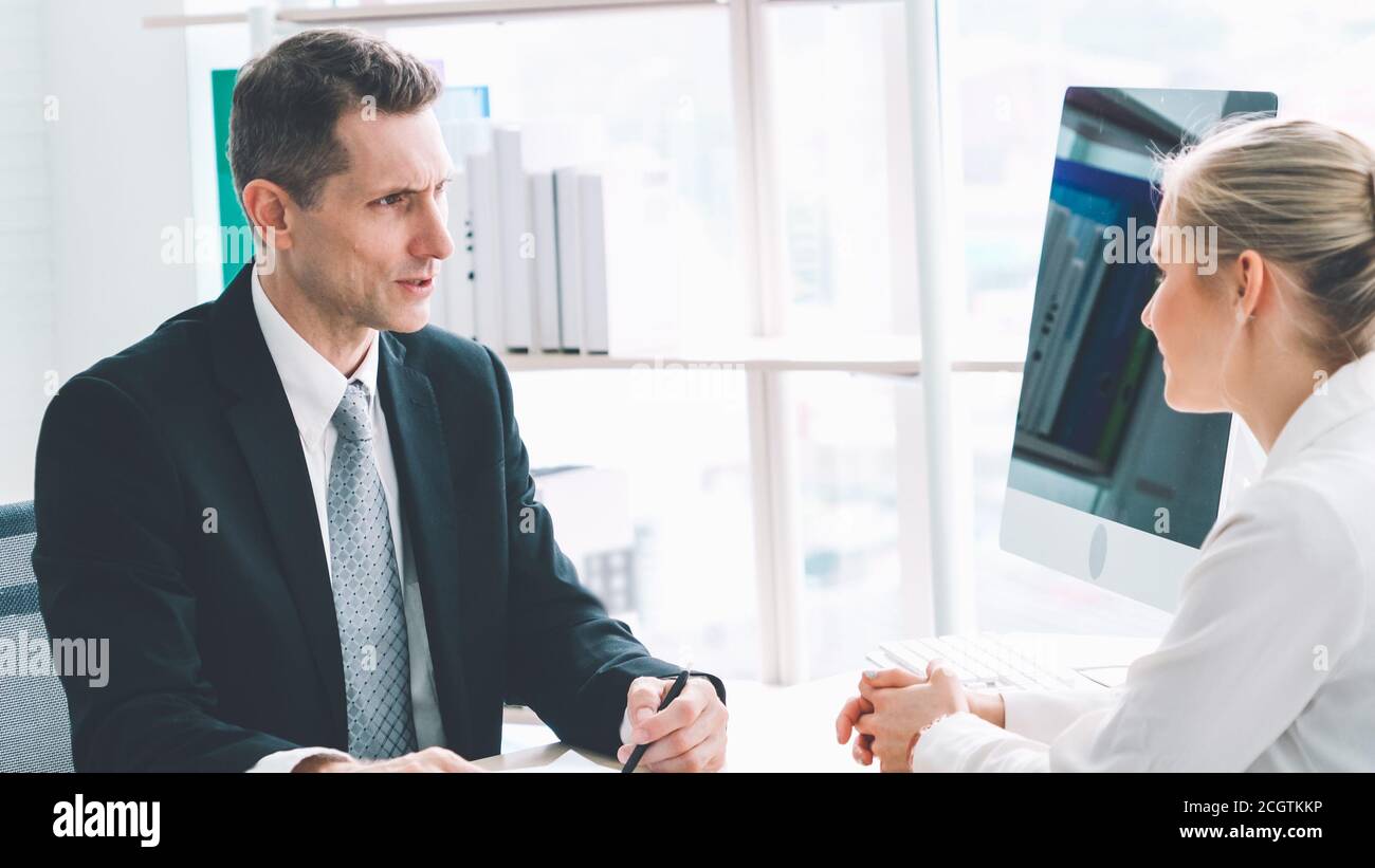 Human interview hi-res stock photography and images - Alamy