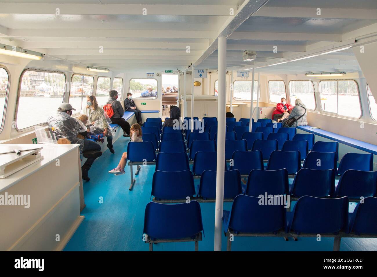 The Cardiff Castle river cruise boat, Dartmouth, Devon, England, United ...