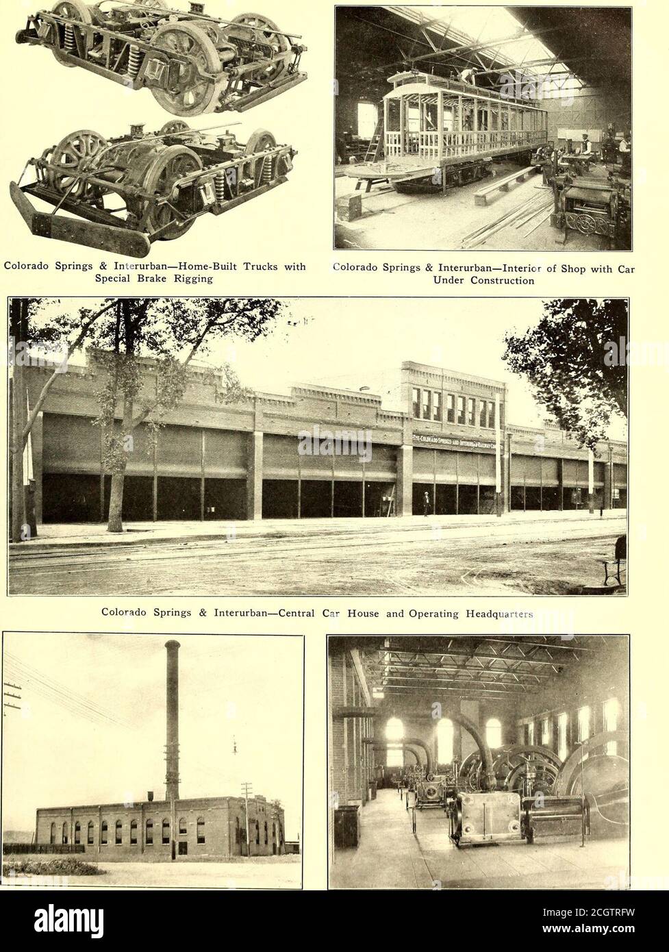 . Electric railway journal . Denver & Inter-Mountain Railway—View of ...