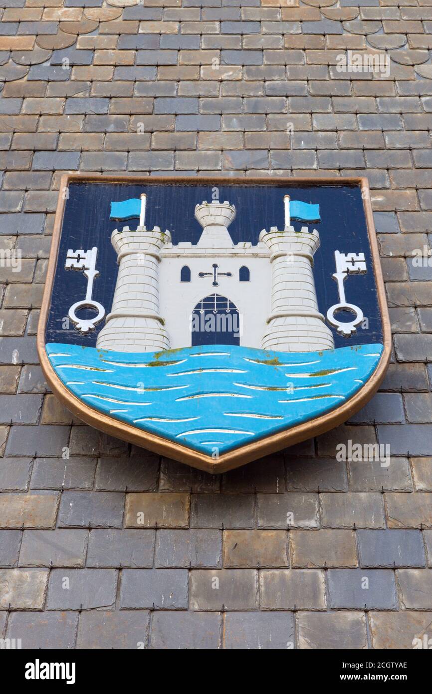 Town sign coat arms great hi-res stock photography and images - Alamy