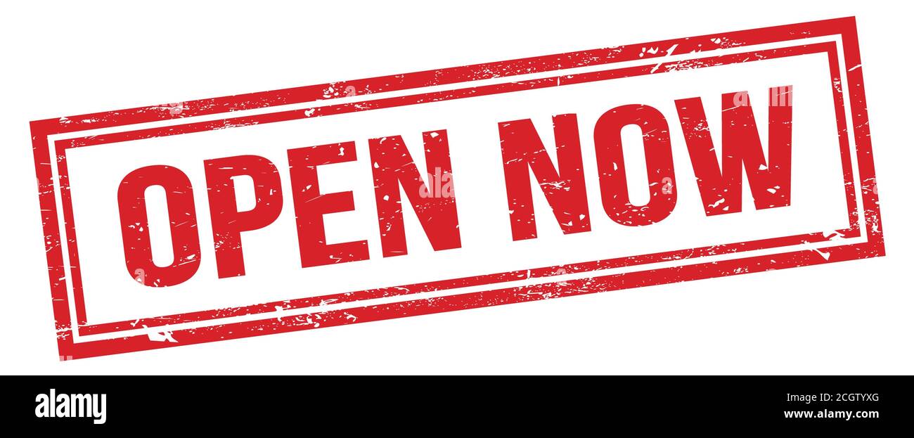 Now open stamp hi-res stock photography and images - Alamy