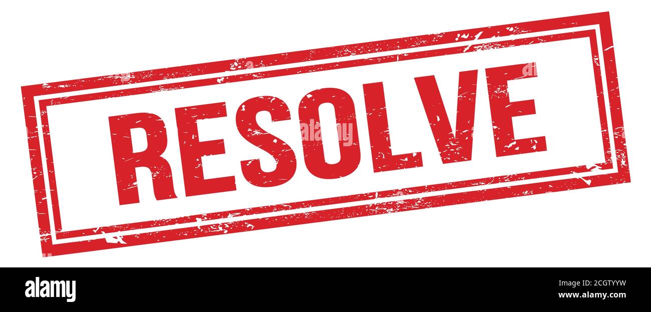 Resolve word Cut Out Stock Images & Pictures - Alamy