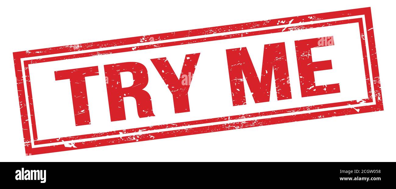 Try me stamp hi-res stock photography and images - Alamy