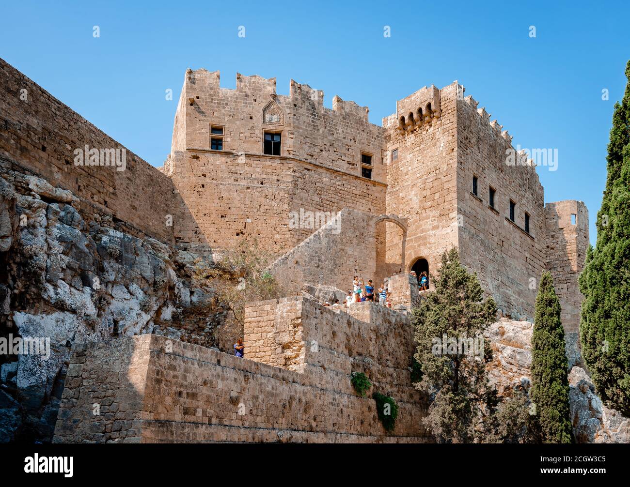 Acropolis lindos rhodes greece historical hi-res stock photography and ...