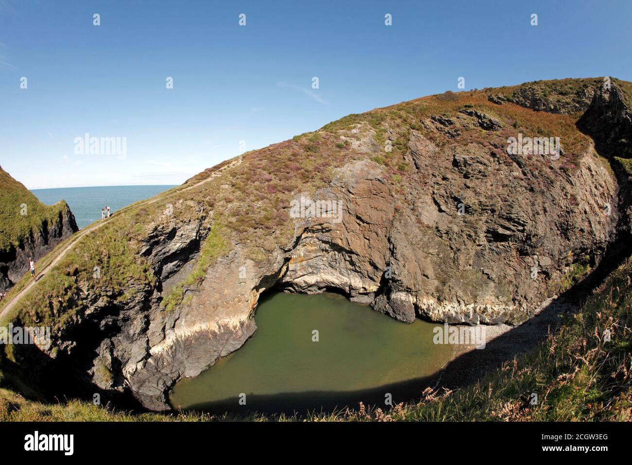 Witches cauldron pembrokeshire hi-res stock photography and images - Alamy