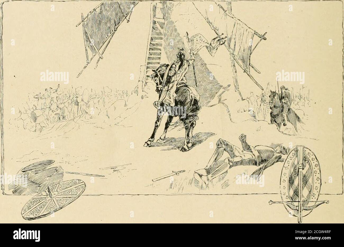 . Children's ballads from history and folklore . All day the chief had ...