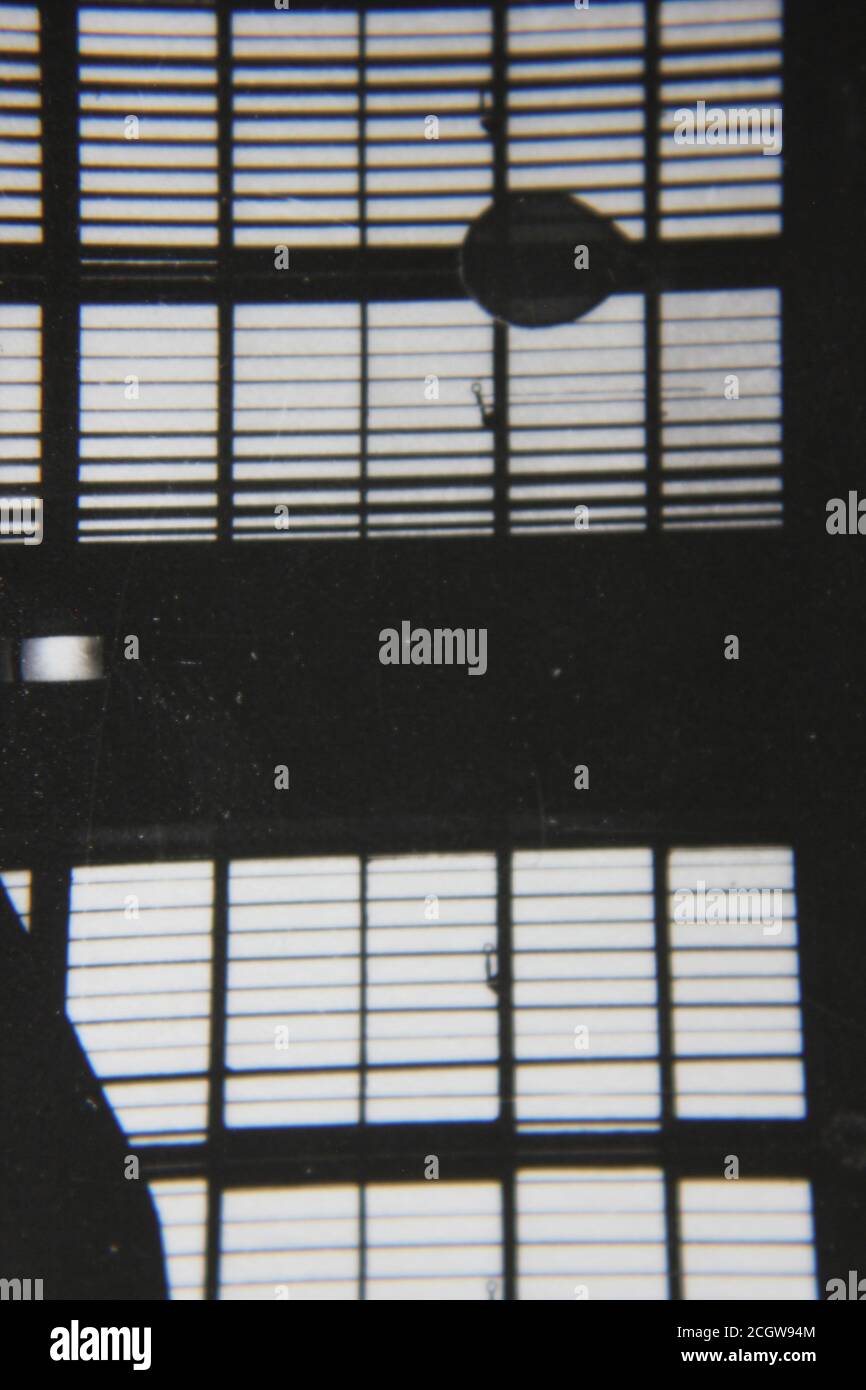 Fine 70s vintage black and white photography of the grating grid on the ...