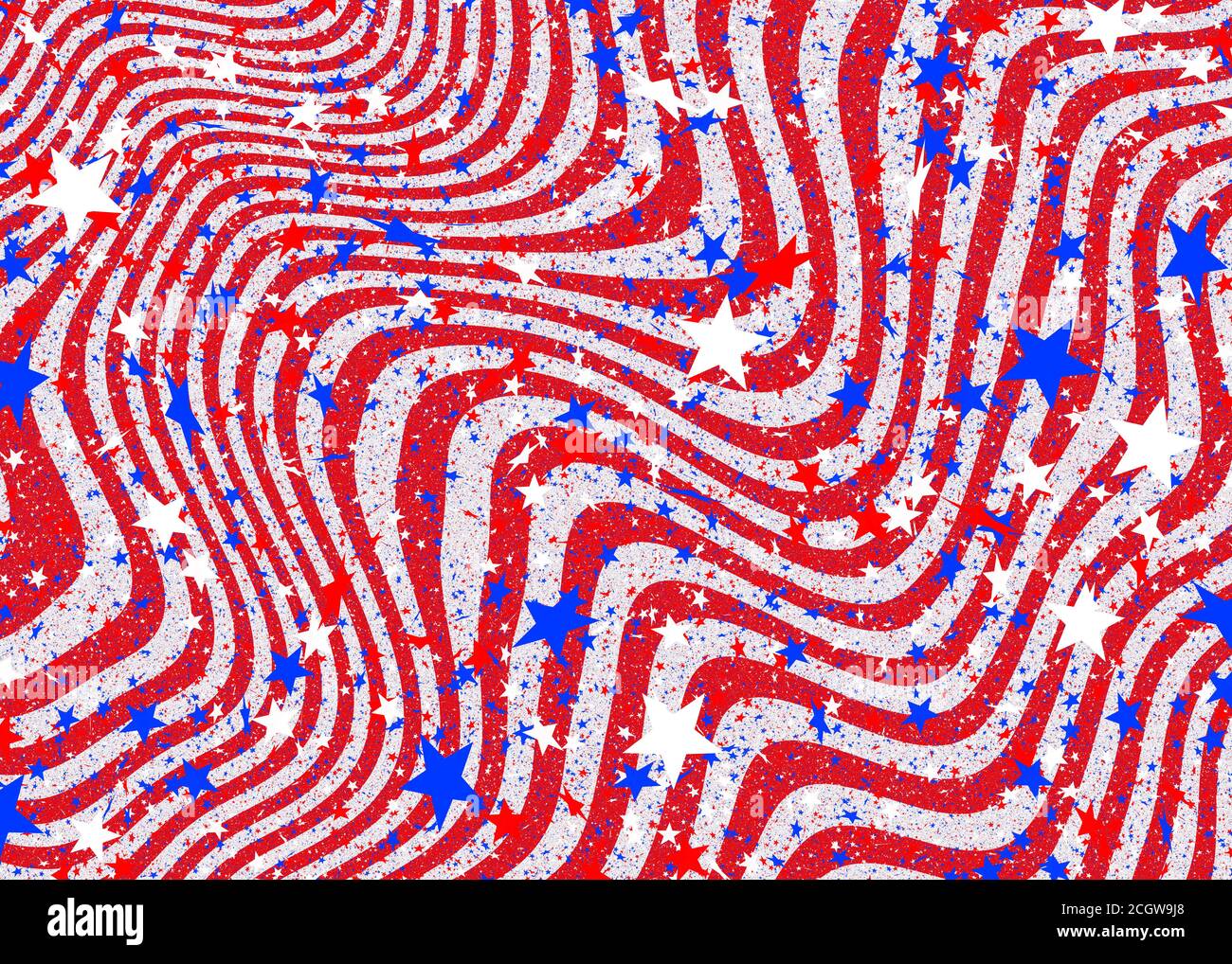 United States Stars and Stripes Election background illustration Stock ...