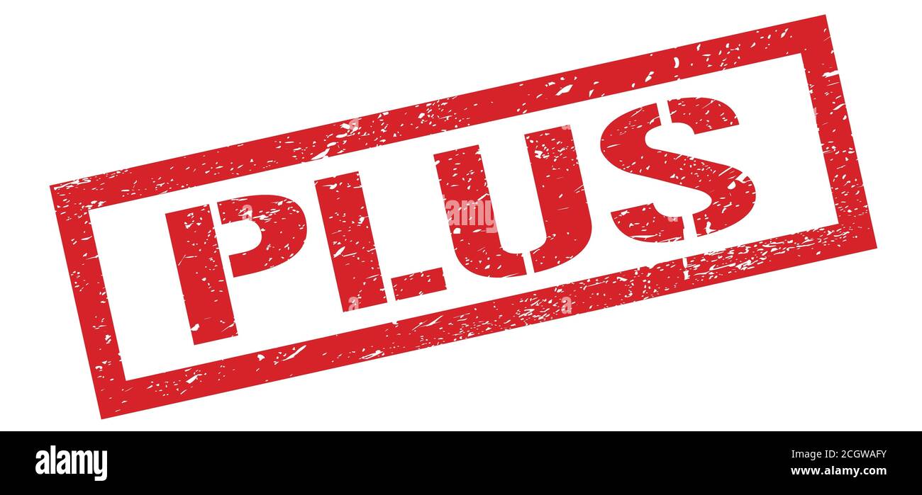 Plus stamp Cut Out Stock Images & Pictures - Alamy