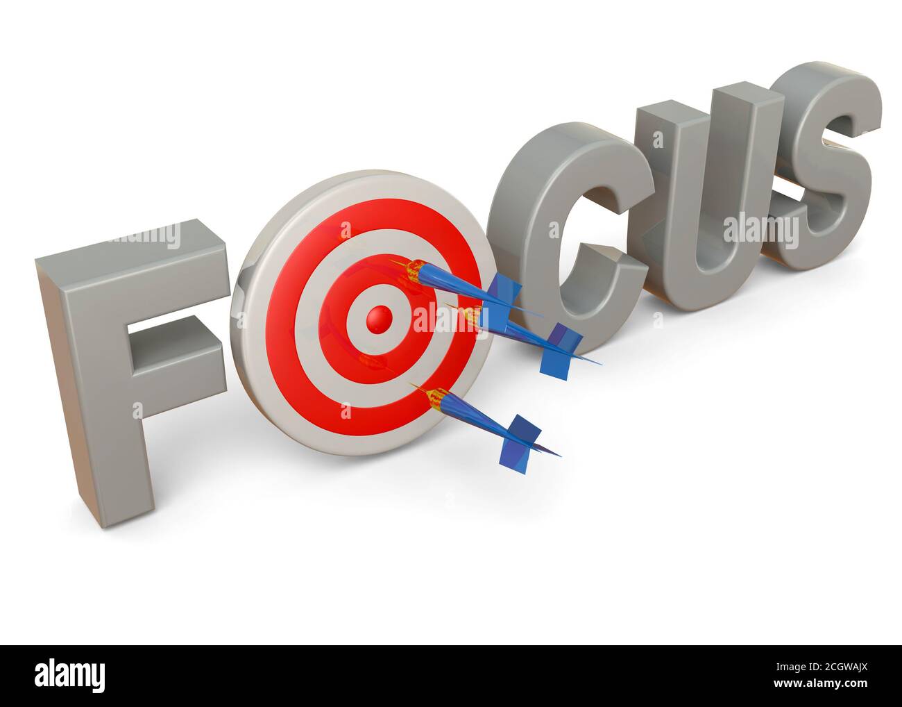 To focus a target - 3D Stock Photo - Alamy