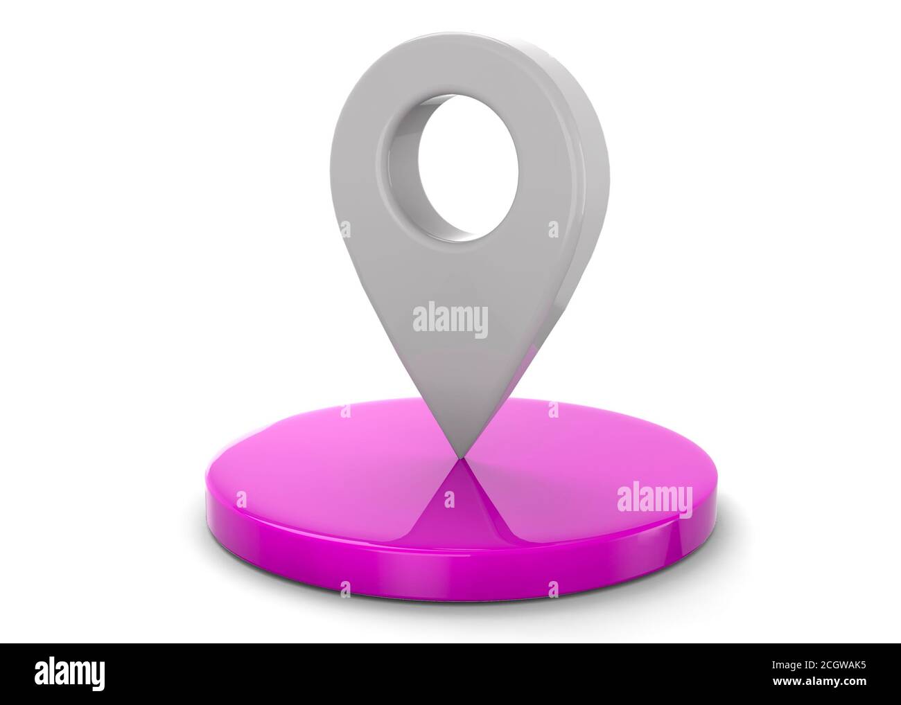 GPS ICON - 3D Stock Photo - Alamy