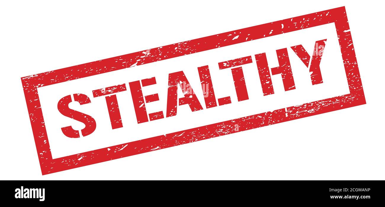 Stealthy word hi-res stock photography and images - Alamy
