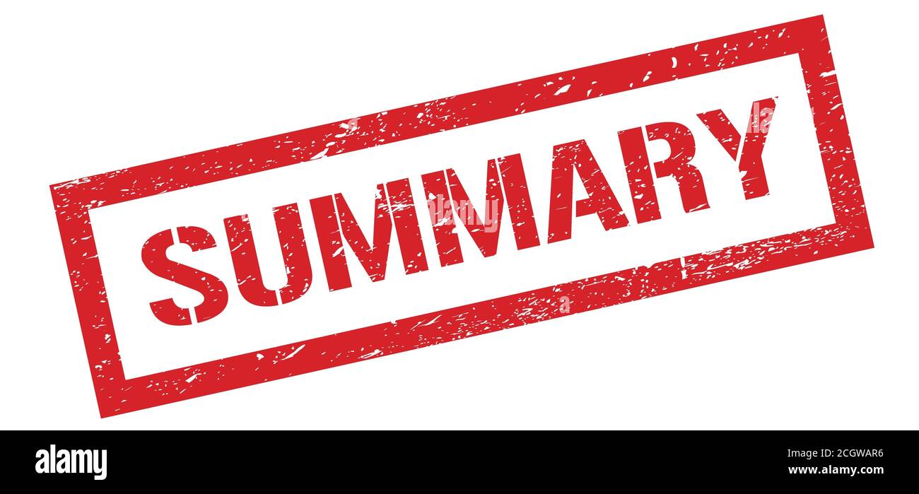 Summary Cut Out Stock Images & Pictures - Alamy