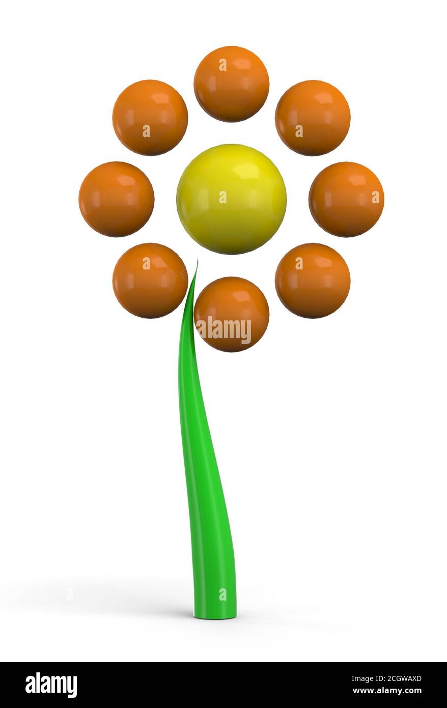 3d flower hi-res stock photography and images - Alamy