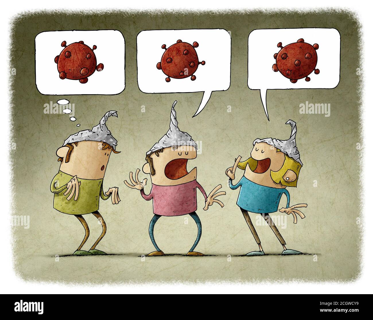 Paranoid cartoon Cut Out Stock Images & Pictures - Alamy