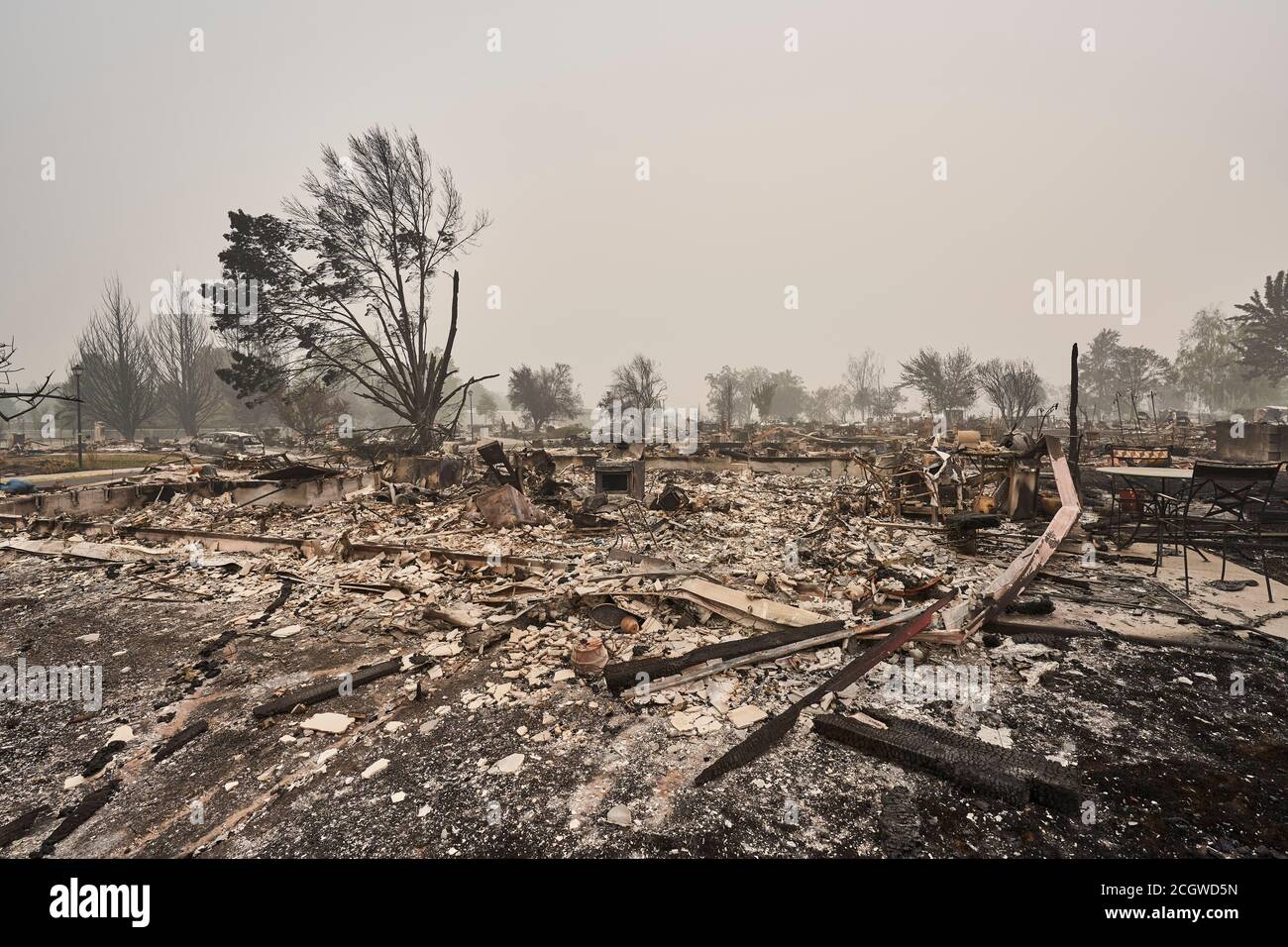 Phoenix, Oregon, USA. 12th Sep, 2020. The Samuel Lane Loop neighborhood ...