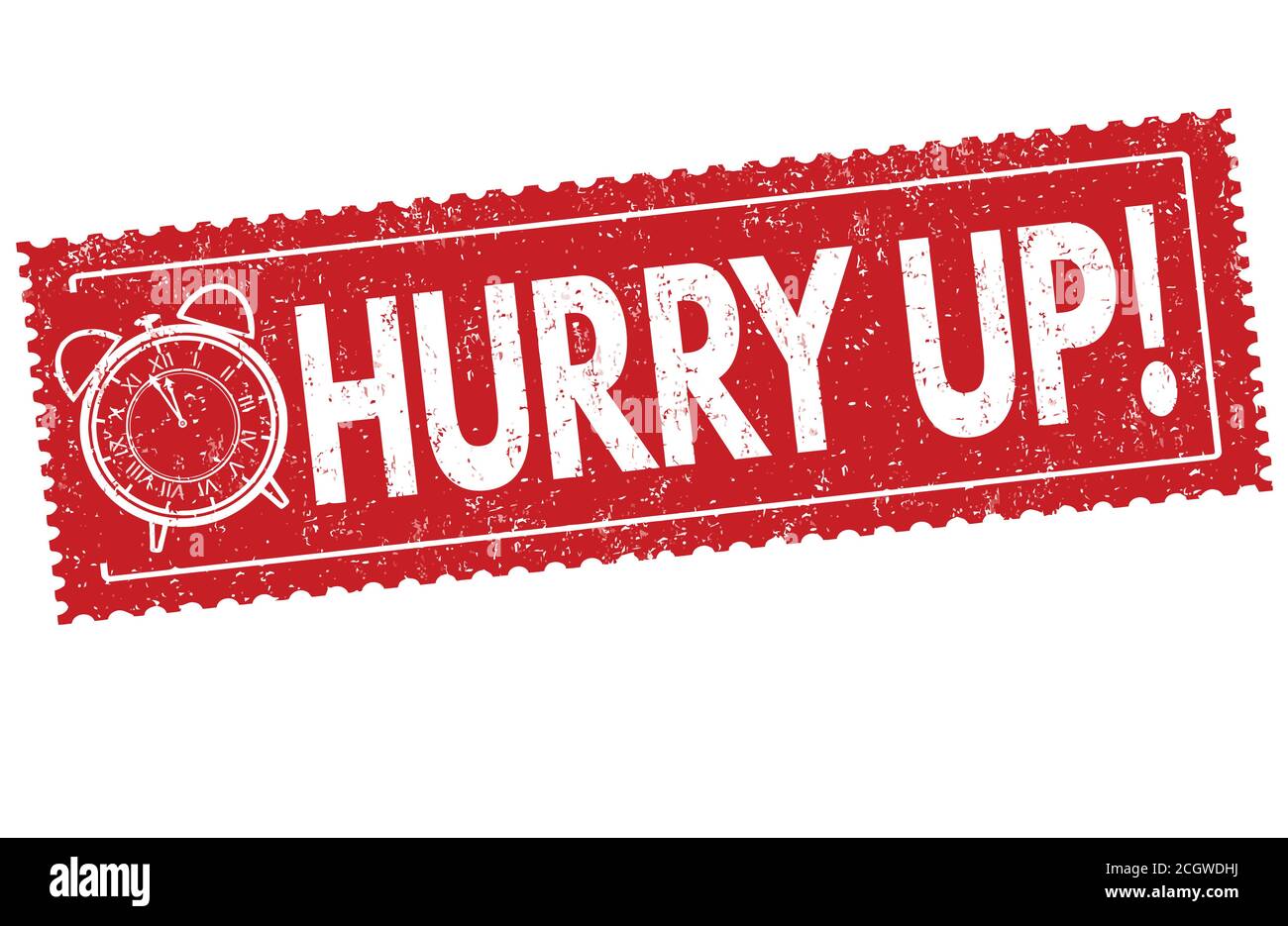 Hurry up sign or stamp on white background, vector illustration Stock ...