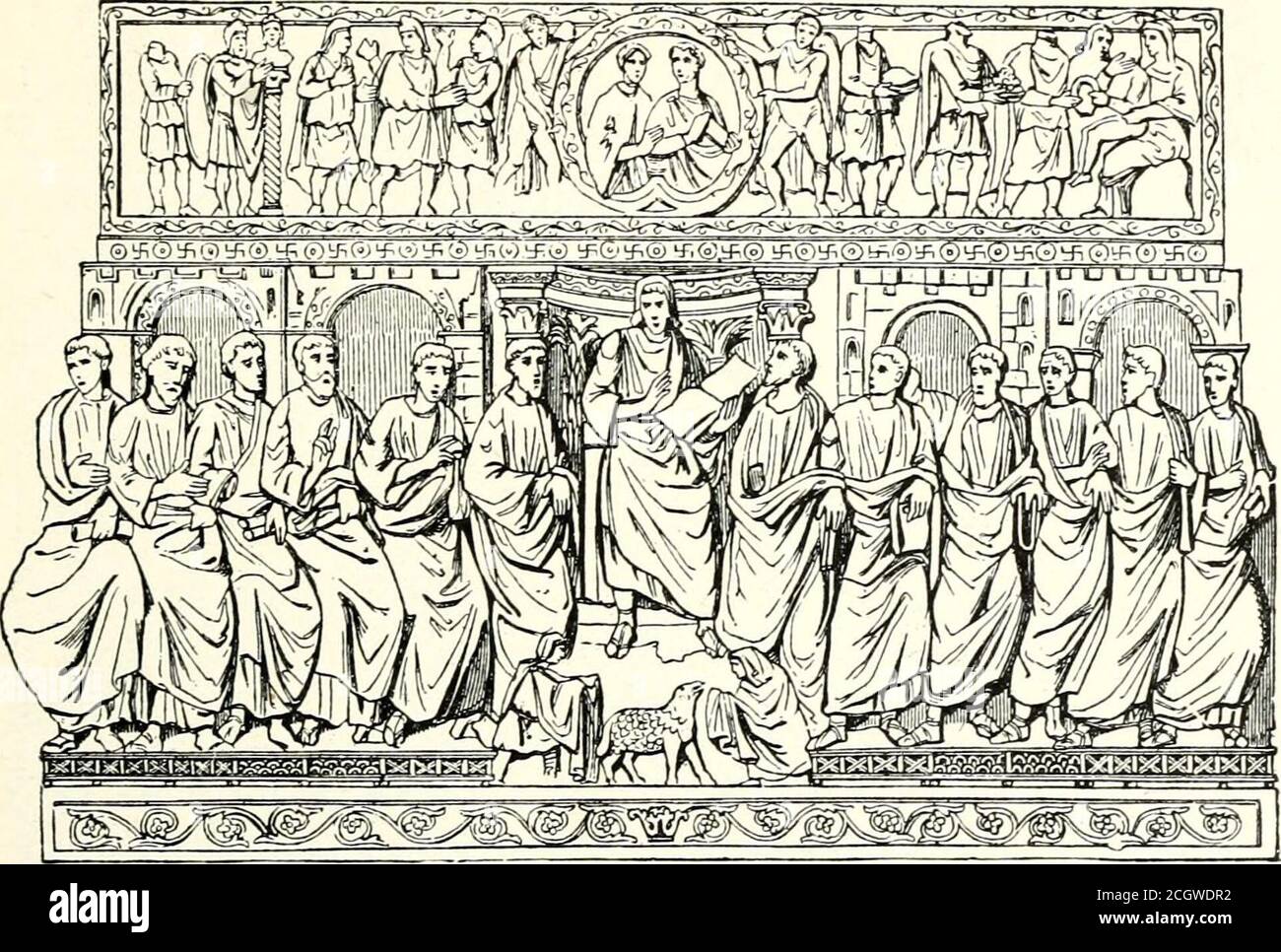 Saint ambrosius sarcophagus hi-res stock photography and images - Alamy