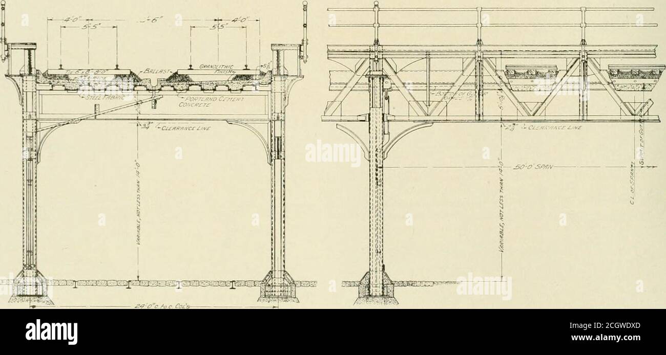 . The street railway review . s-o-^ 9-^ COLUMN FOOTING. through the ...