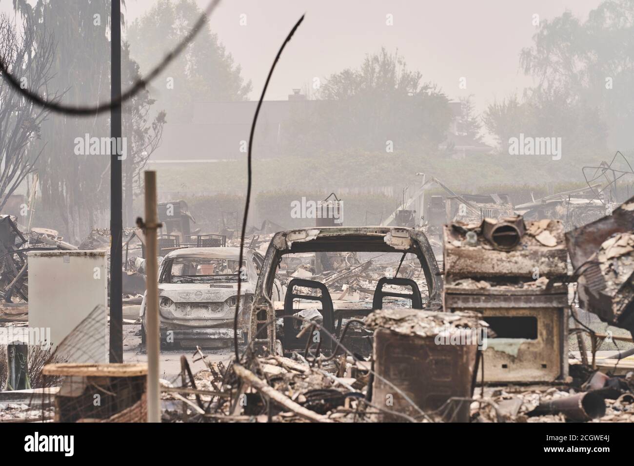 Phoenix, Oregon, USA. 12th Sep, 2020. The Samuel Lane Loop neighborhood ...