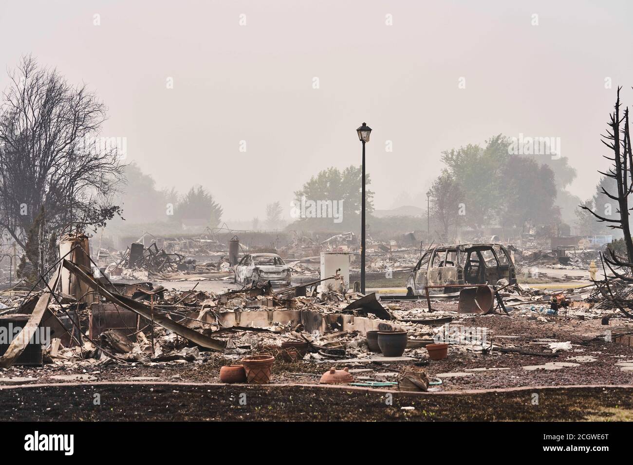 Phoenix, Oregon, USA. 12th Sep, 2020. The Samuel Lane Loop neighborhood ...