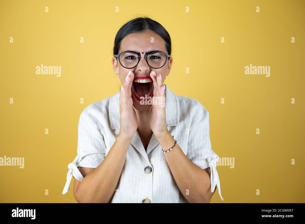 Woman embarrassed funny summer hi-res stock photography and images - Alamy