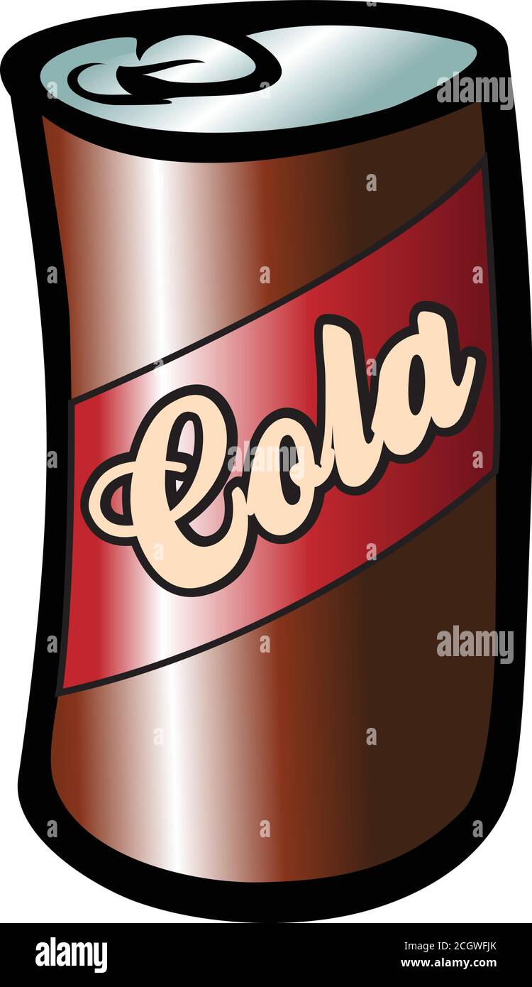 cartoon vector illustration of cola soda Stock Vector Image & Art - Alamy