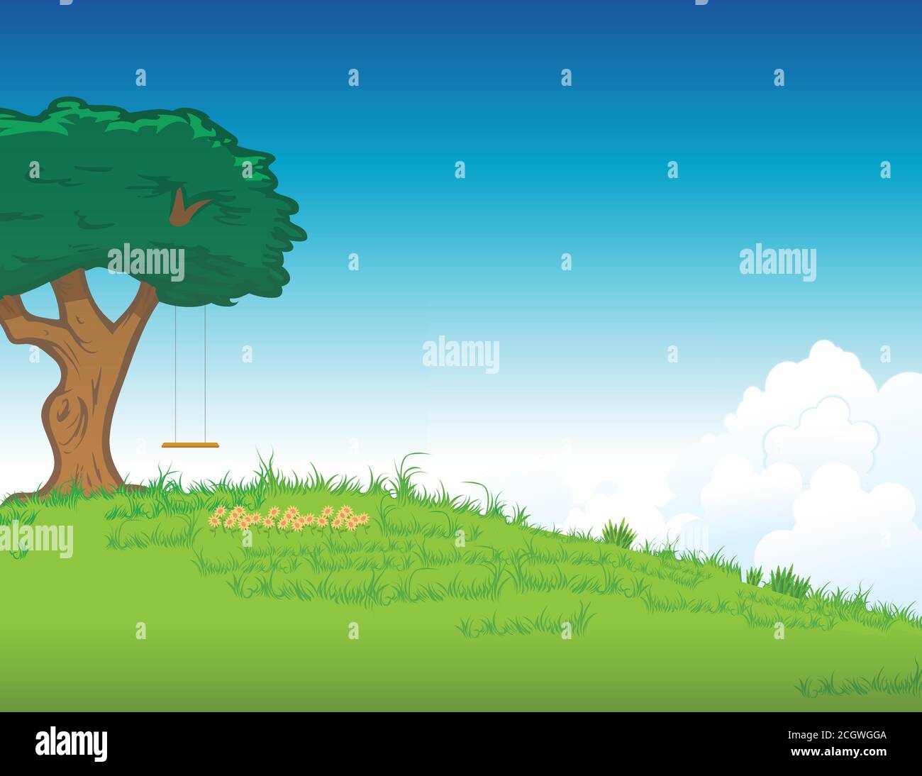 Cartoon lawn hi-res stock photography and images - Alamy