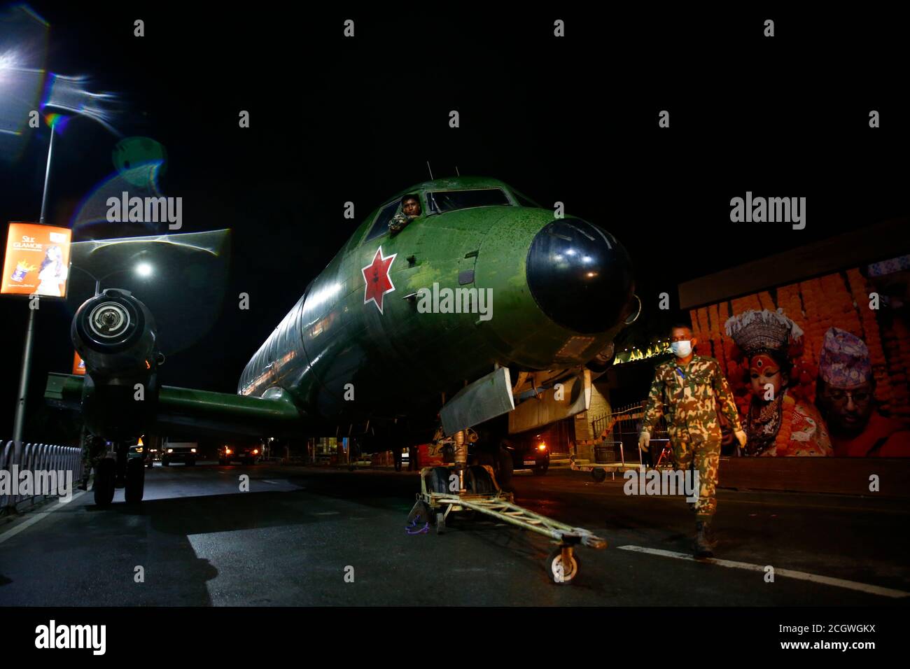Kathmandu, Nepal. 12th Sep, 2020. An historic Nepalese Army plane that ...