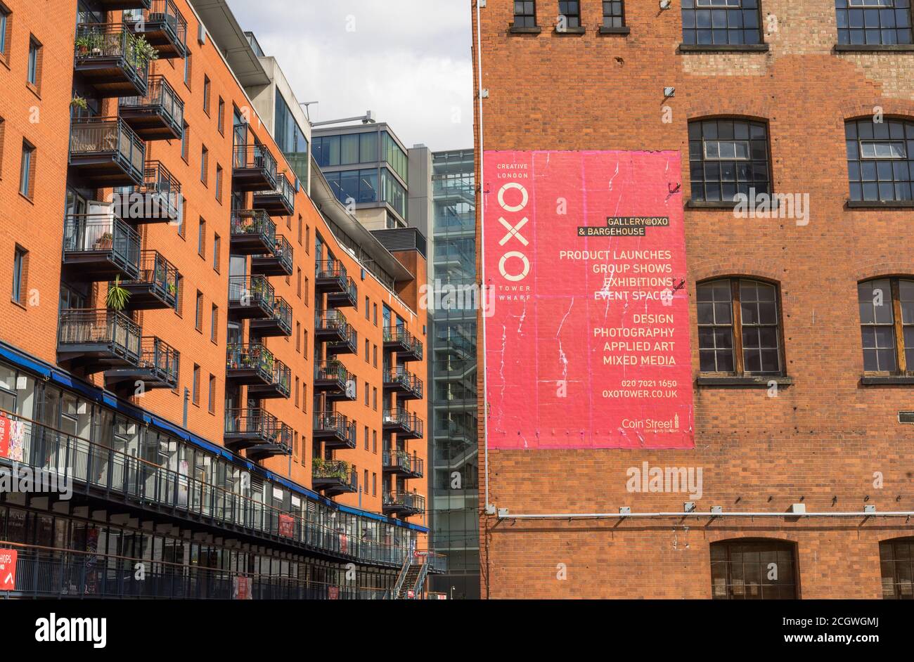 Thames london southbank oxo tower hi-res stock photography and images ...