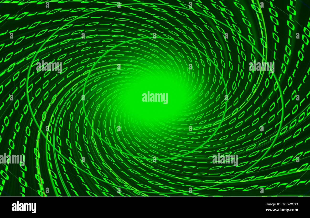Digital hexadecimal code data tunnel hi-res stock photography and ...