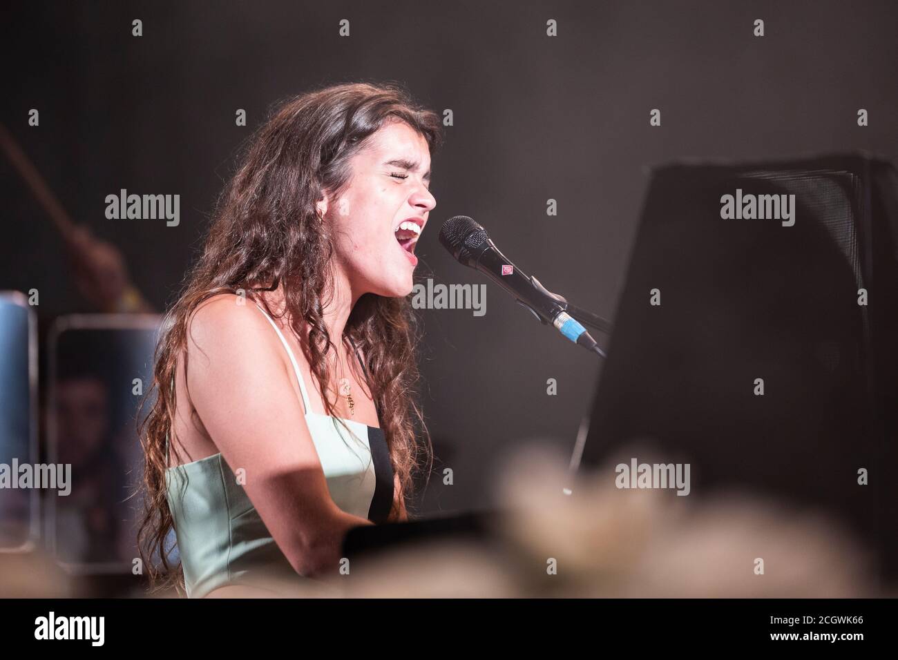 Barcelona, Spain. 2020.09.12. Amaia spanish singer concert at Les Nits ...