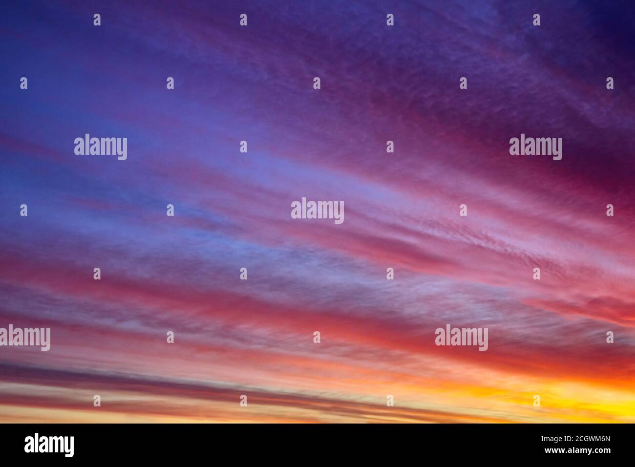 Beautiful sunset or sunrise background. Extravaganza of colors in the ...