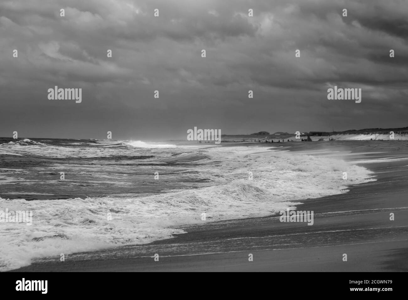 Overcast ocean Black and White Stock Photos & Images - Alamy