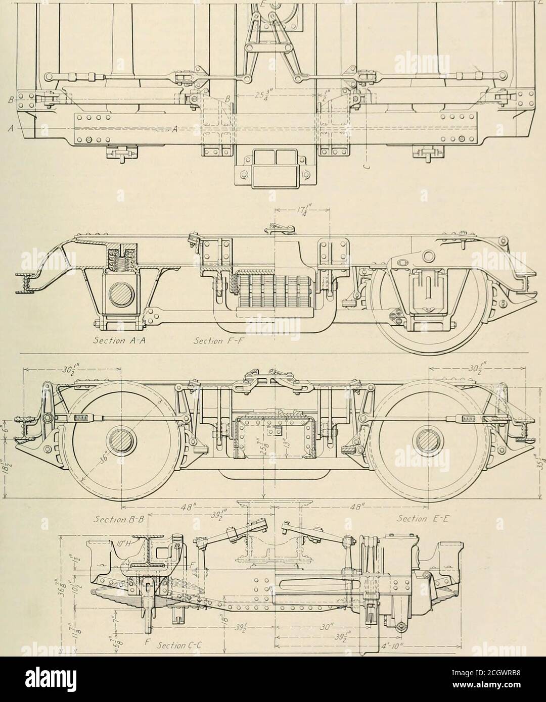 . Railway mechanical engineer . of the dead lever to the truck frame ...