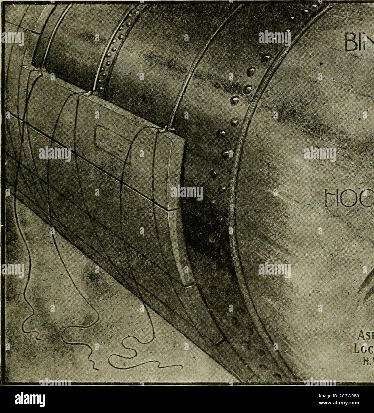 . Science of railways . Fig. 1.Manner of Covering a Locomotive Boiler ...