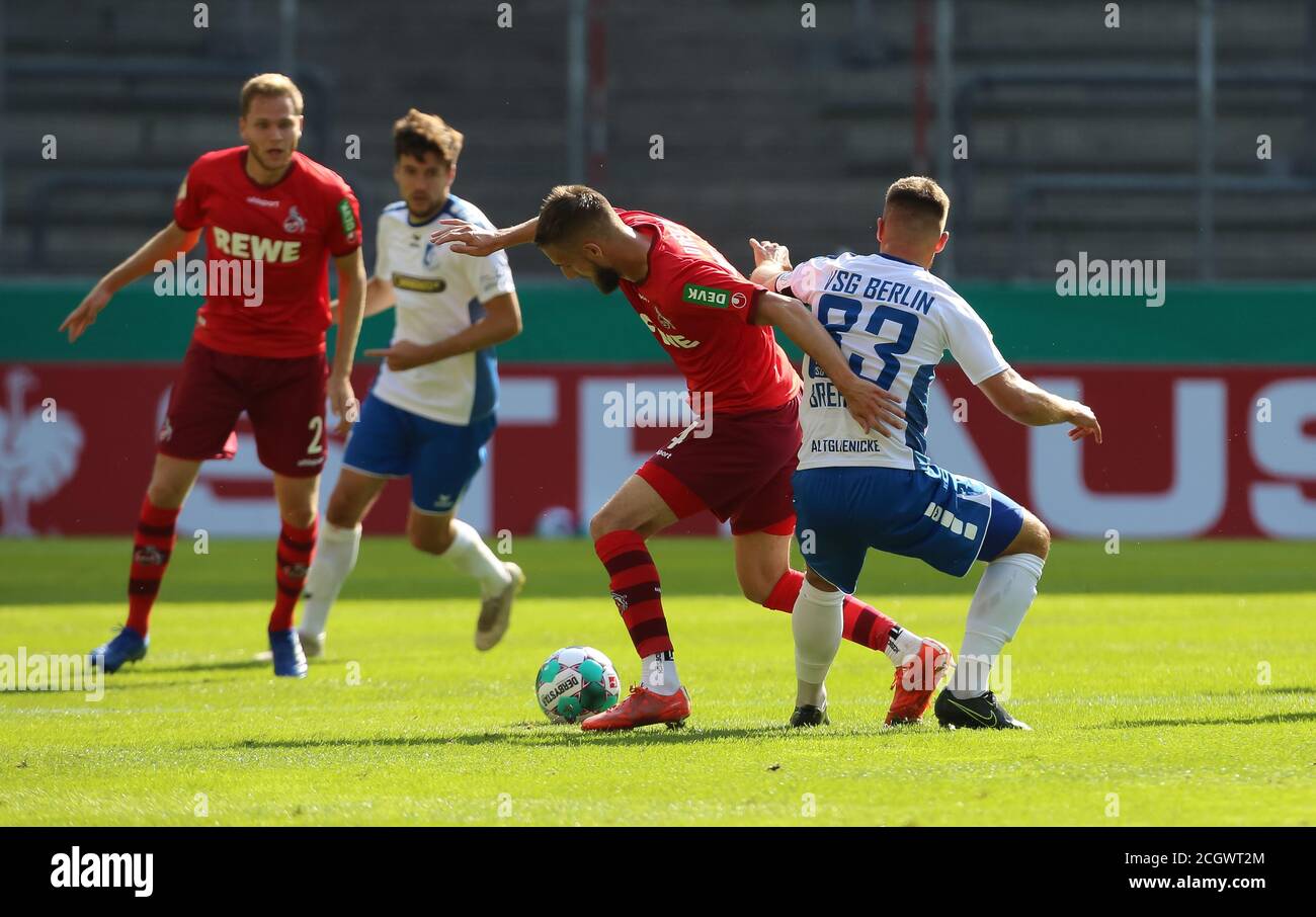 Cologne, Germany. 12th Sep, 2020. DFB Pokal, 1. Runde, VSG Altglienicke - 1. FC Cologne ...