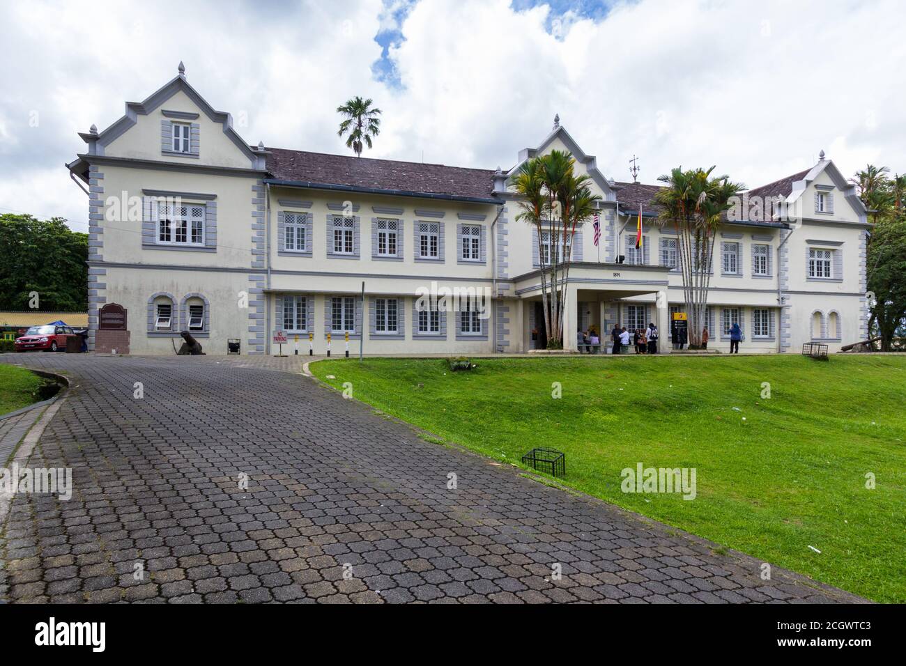 Facade of the Sarawak Museum in Kuching, Malaysia Stock Photo - Alamy