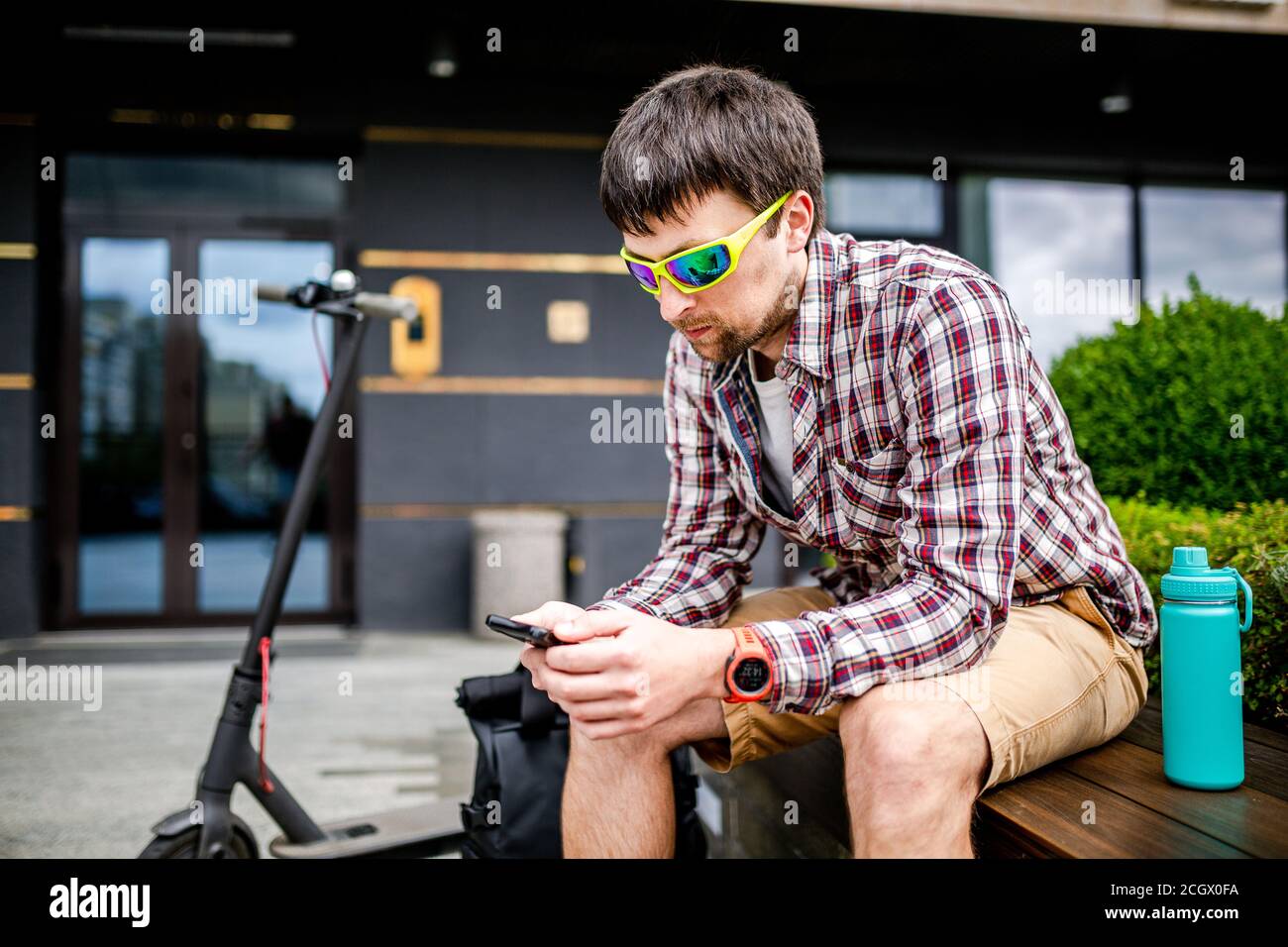 Individual urban environmental friendly transport electric kick scooter ...