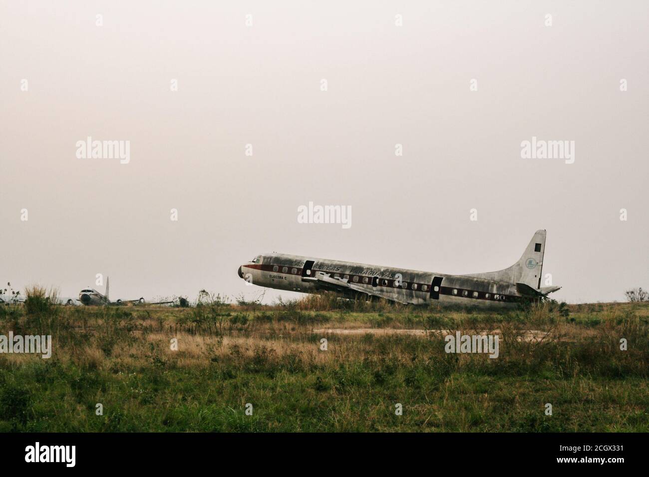 Luque, Paraguay. 1st September, 2006. A general view of the aircraft of ...