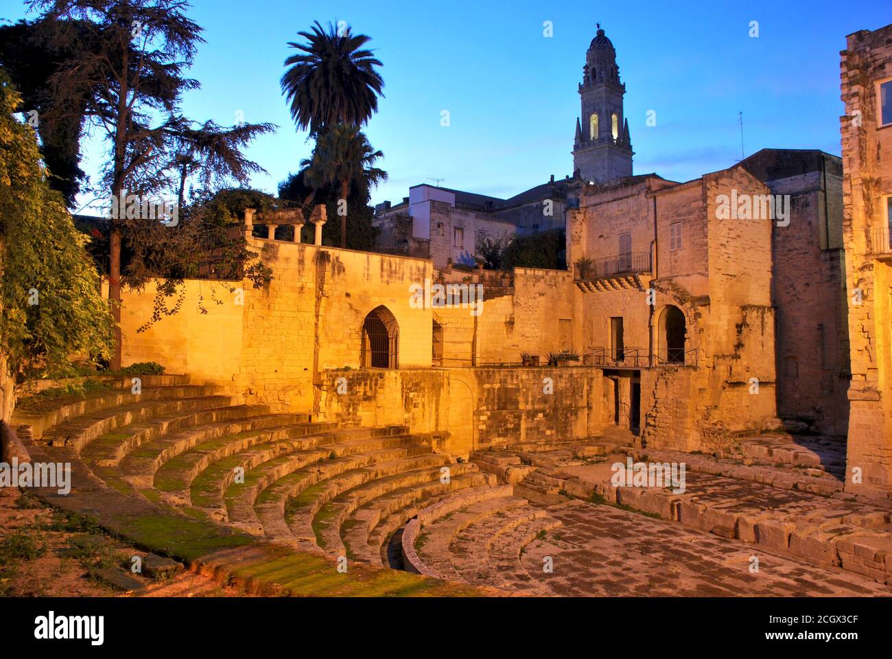Ancient Roman Theater in Lecce, Italy Stock Photo - Alamy