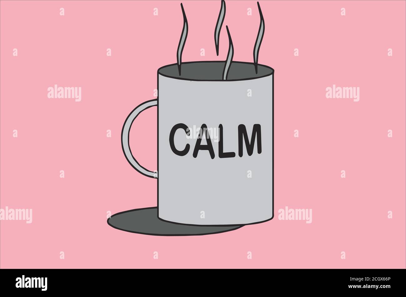 Refreshing cup Stock Vector Images - Alamy