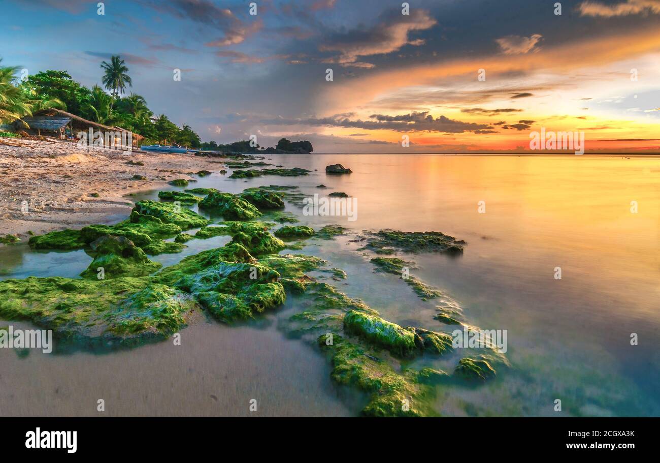 Twilight at the Beach, Apatot, San Esteban, Ilocos Sur, Philippines ...