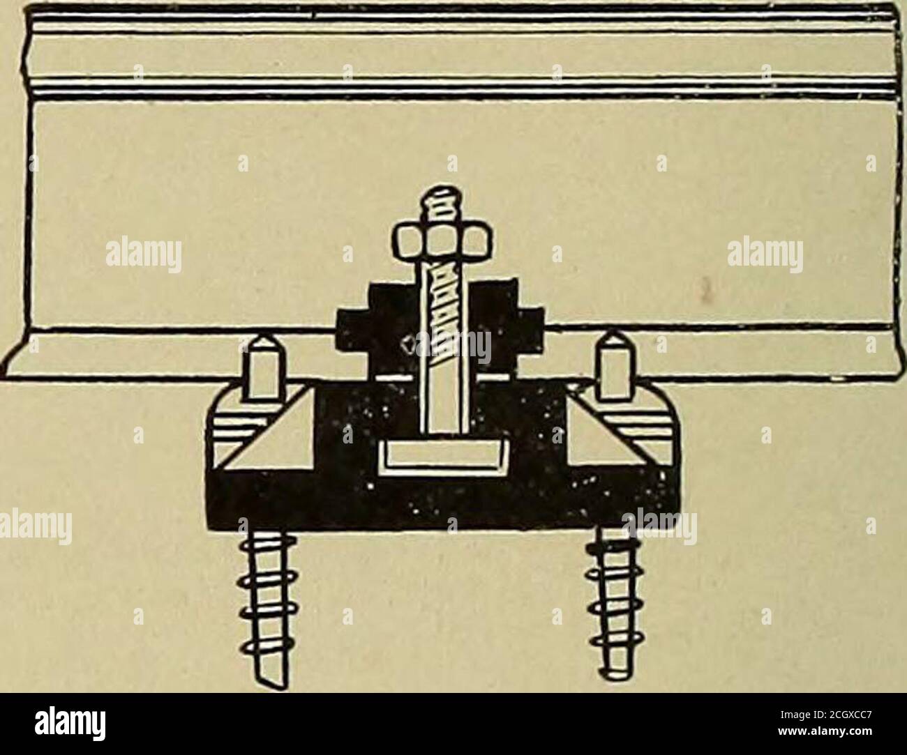 Rail fastening system hi-res stock photography and images - Alamy