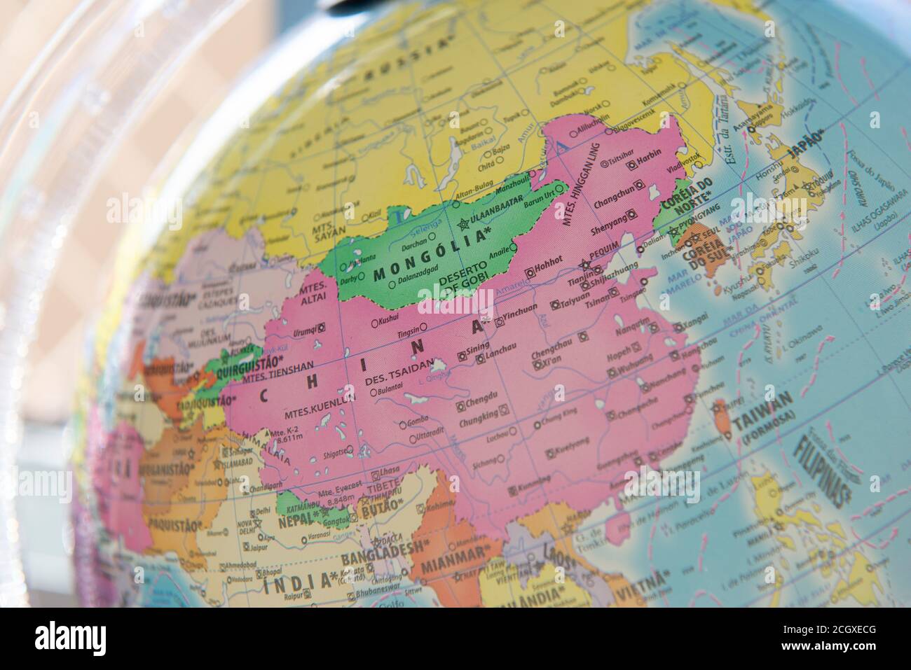 Satellite map asia hi-res stock photography and images - Alamy