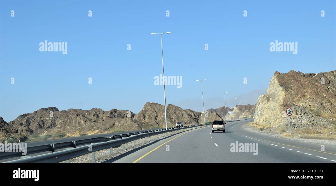 Muscat road highway qaboos hi-res stock photography and images - Alamy