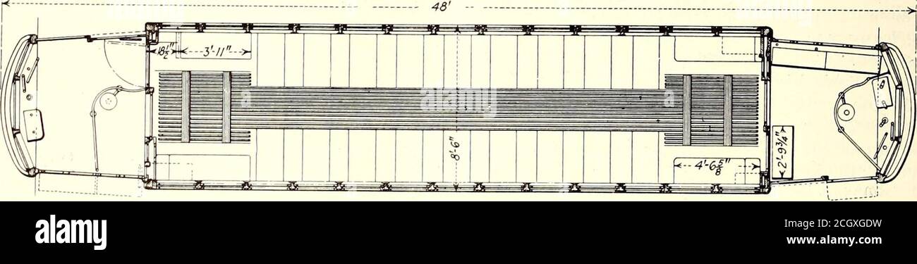 . Electric railway journal . Double-End Car with Longitudinal Seats 43 ...