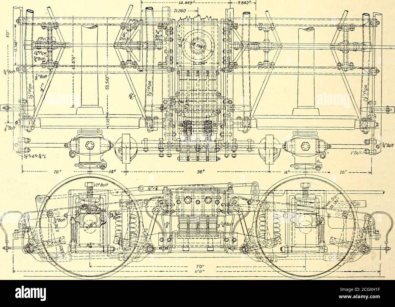 . The Street railway journal . iins. thick, and the pedestals are 4 ins ...