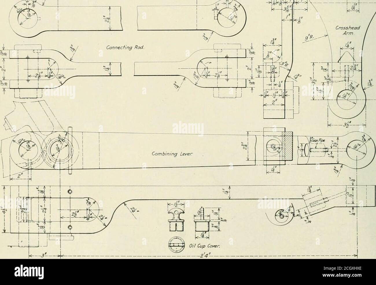 . Railway mechanical engineer . Fig. 44—Radius Rod of London, Brighton ...