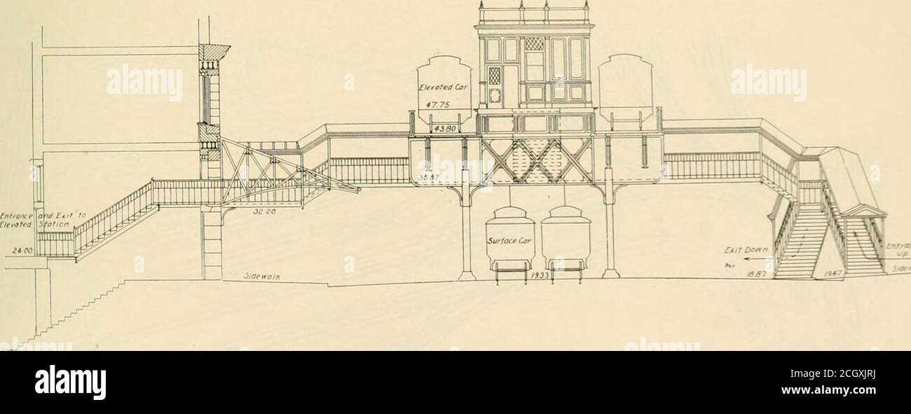 . The street railway review . 1 { Warren ir. KIG. 16—PL.^N OF DUDLEY ST ...